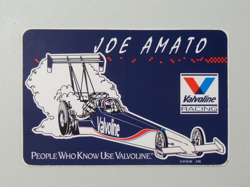 Valvoline Racing Joe Amato 1995 Sticker People Who Know Use Valvoline ...