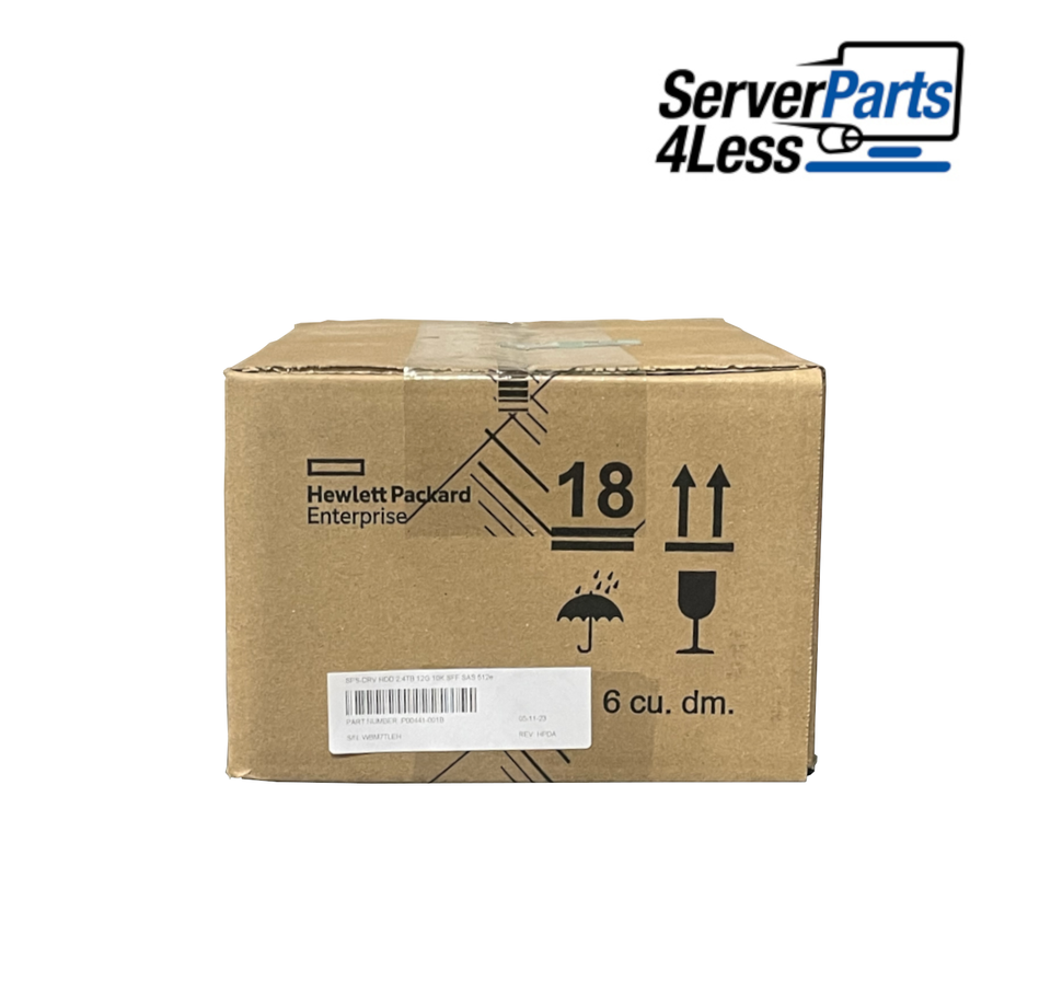 P00441-001 HPE MSA 2.4TB 12G SAS 10K 2.5" 512e ENT HDD Q2R41A New ...