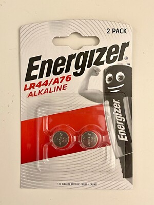 Energizer LR44 / A76 batteries - 2 packs of 2 (4 batteries) - free ...