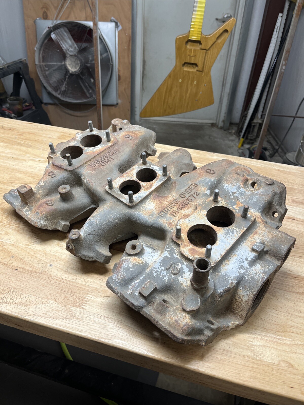 1959 Pontiac 389 Tri Power 3x2 Intake Manifold | eBay