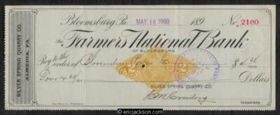 RN-X7 Bloomsburg, Pennsylvania. Farmers National Bank Silver Spring ...