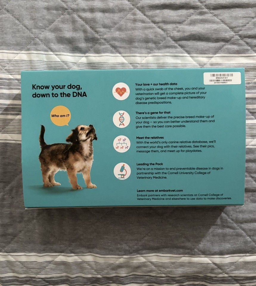 Brand New Embark Breed & Health Kit Dog DNA Test Ancestry Relative | eBay