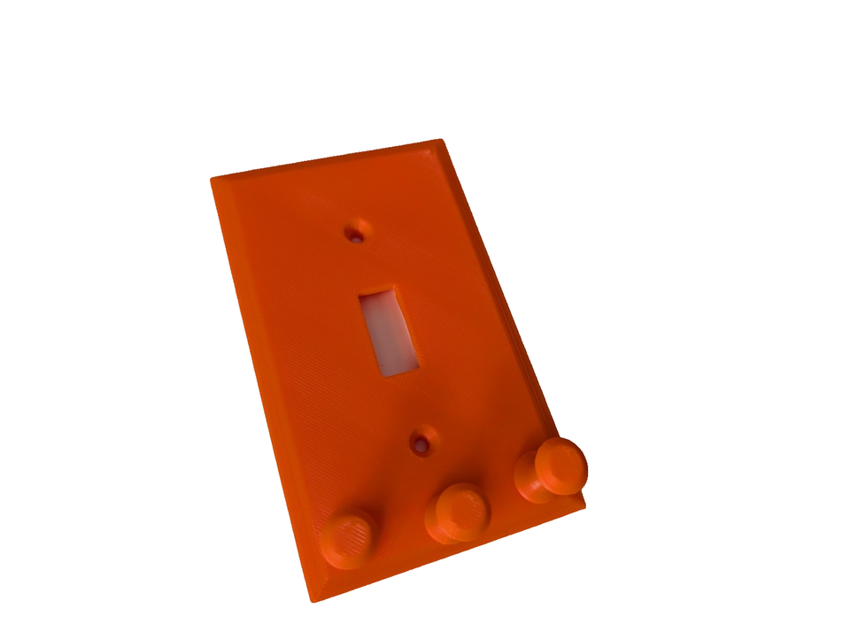 3D Printed Light Switch Cover Customizable Select Color and Custom Text ...