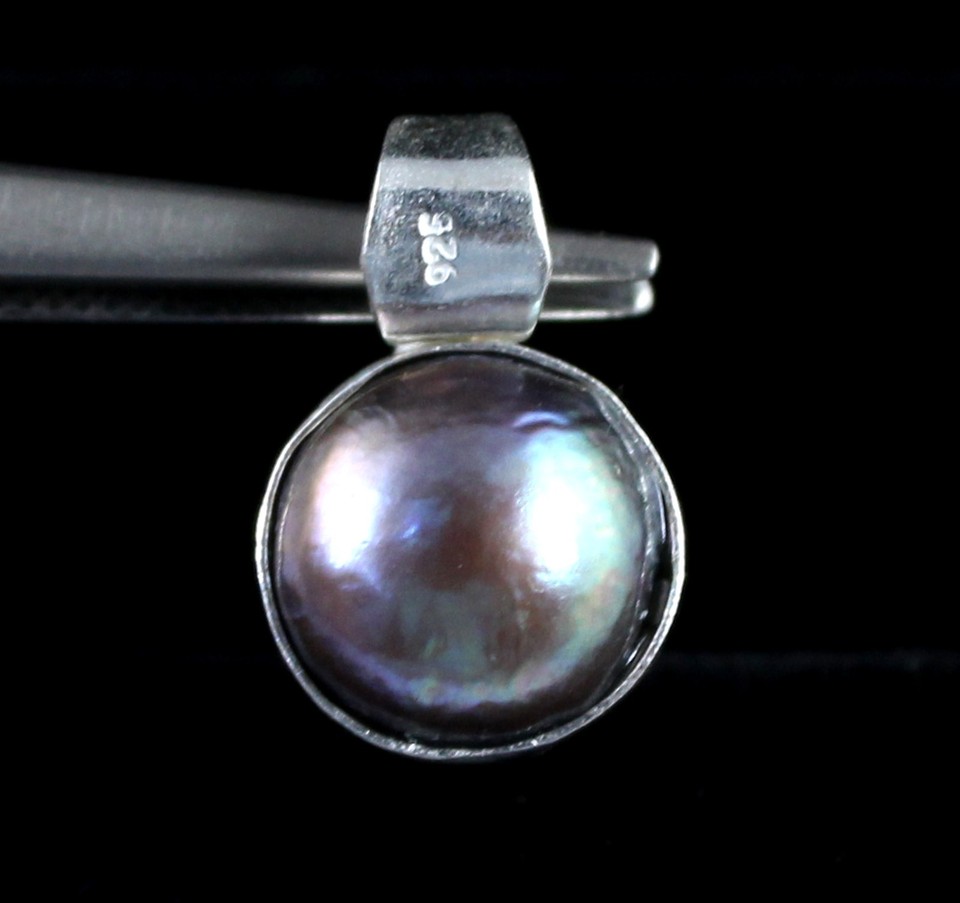 Certified Natural 6.75 Ct Tahitian Black South Sea Pearl Round Gemstone ...