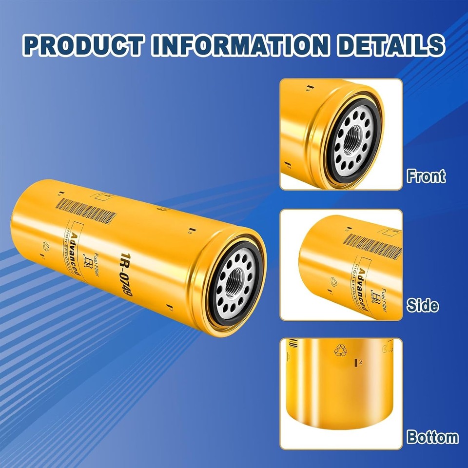 1R0749 BF7587 P551311 For Caterpillar / CAT Fuel Filter 1R-0749 US ...