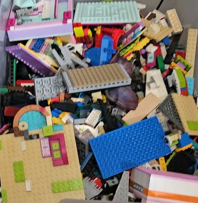 Lego By The Pound : Bulk Lego 1 Pound CLEAN + 1 Random Minifigure per ...