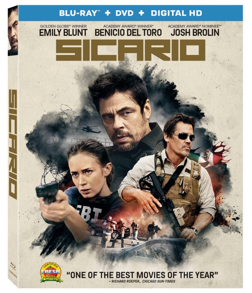 Sicario (Blu-ray) Emily Blunt Benicio Del Toro Josh Brolin Victor ...
