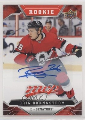 2019-20 MVP Red Leaderboard Achievements /6 Erik Brannstrom #227 Rookie ...