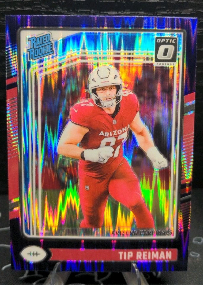 2024 Donruss Optic Tip Reiman Rated Rookie Purple Shock w/Base RC ...