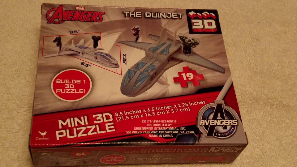 avengers the Quinjet mini 3d puzzle | eBay