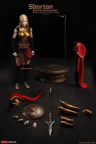 TBLeague PL2022-189A Spartan Army Commander -Golden 1/6 Action Figure ...