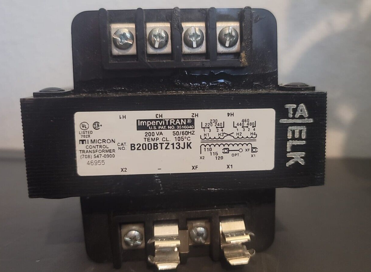 Impervitran Industrial Control Transformer MICRON B050BTZ13JK