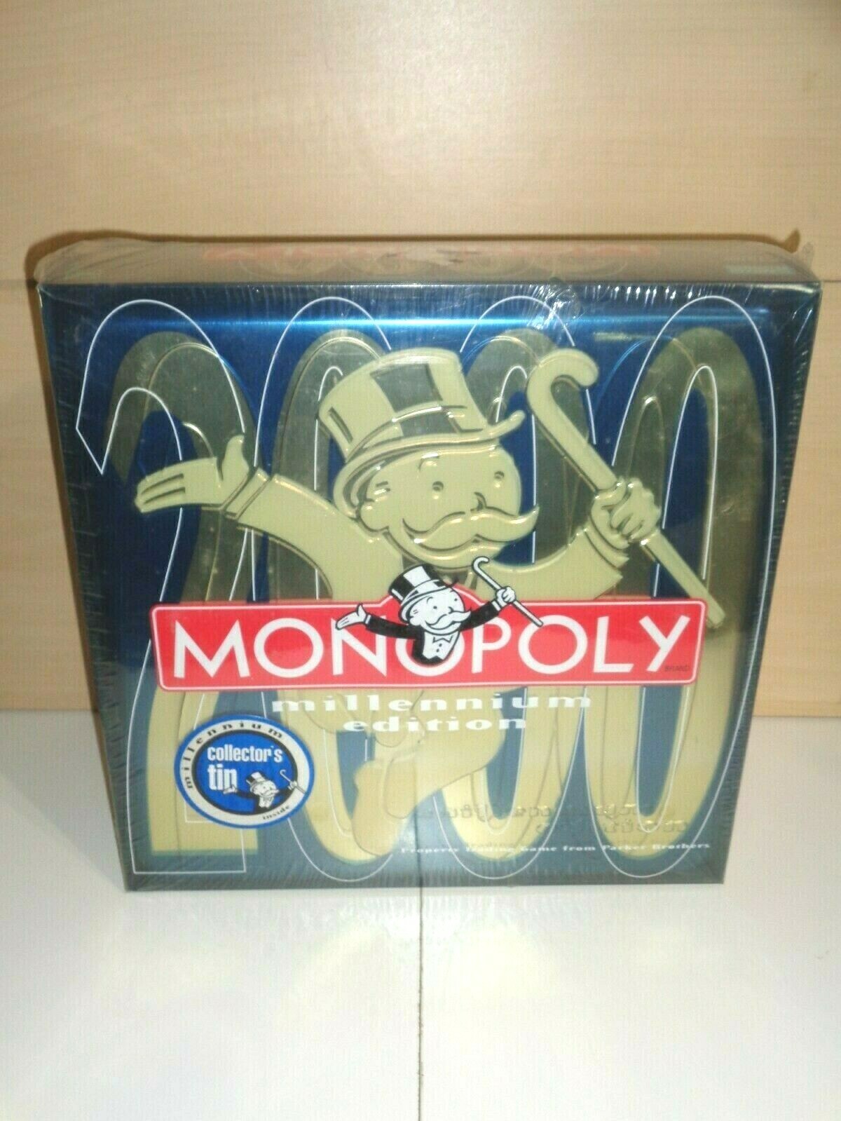 Monopoly 2000 Millennium Collectors Edition Game In Tin Factory Sealed ...