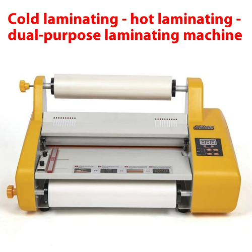 Single and Double-sided Laminating Film Rolling Machine Small Semi ...