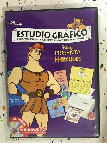 Hercules Graphic Studio Disney PC CD ROM Windows AM | eBay