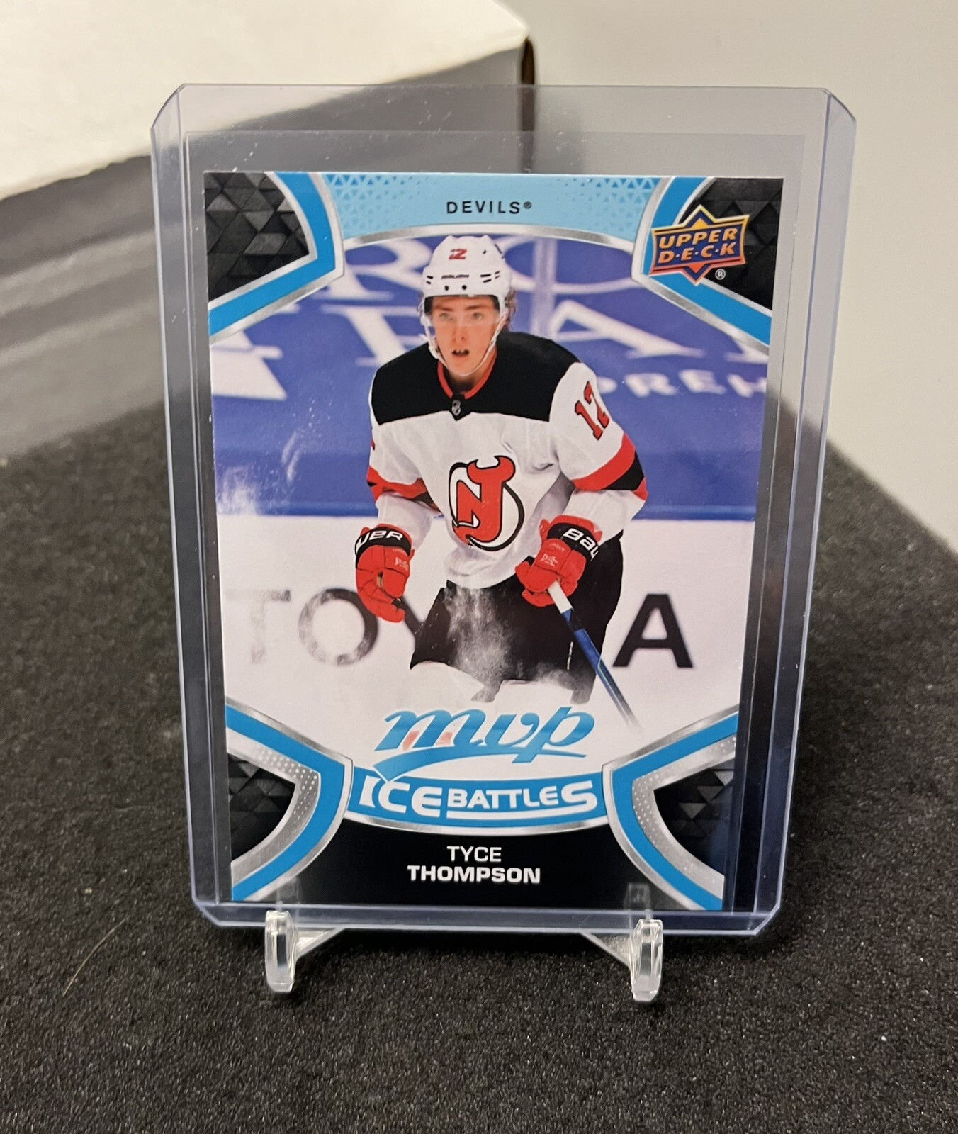 Tyce Thompson 2021-22 Upper Deck MVP card 239 New Jersey Devils MVP ...