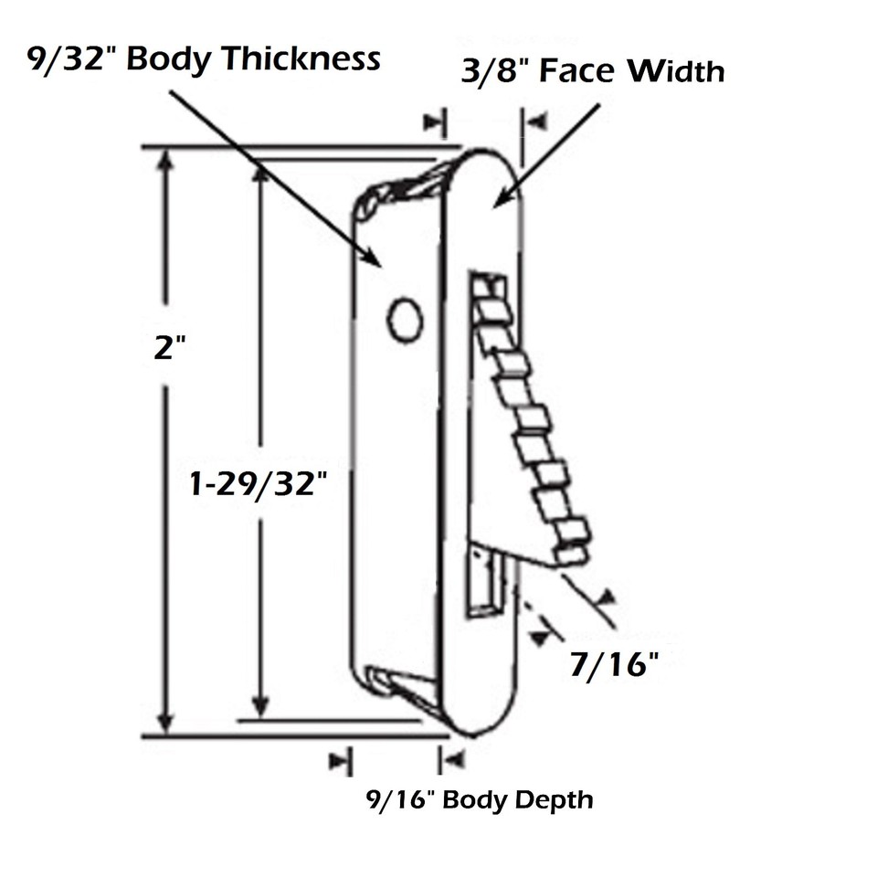 Window Vent Latch Nightly Security Lock, Pop Out Latch For Vinyl ...