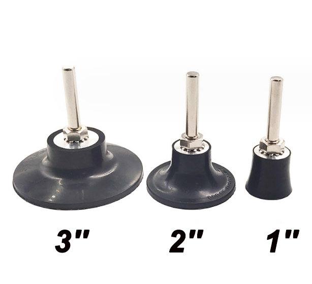 Sanding Disc Holder 1'' 2'' 3'' For Roll Lock Rotary Discs Pad 1/4 ...