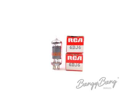 2 Vintage RCA 6BJ6/CV3909 Remote Cut-off Mobile Audio Vacuum Tube Valve ...