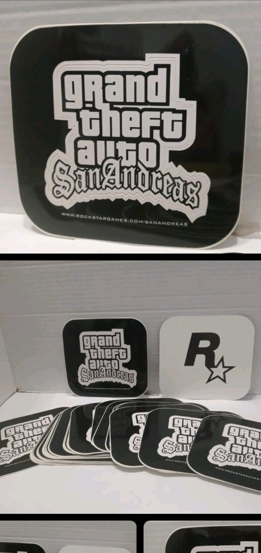 1 Rare promo Sticker GTA Grand Theft Auto San Philippines | Ubuy