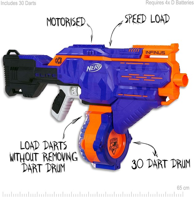 NERF Infinus Elite Motorised Blaster ( ) Inc Darts. for sale online | eBay
