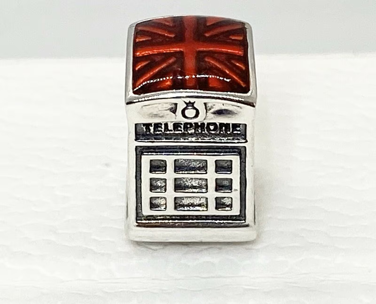 Authentic Pandora Charm Telephone Booth "Call Me" Lon… - Gem