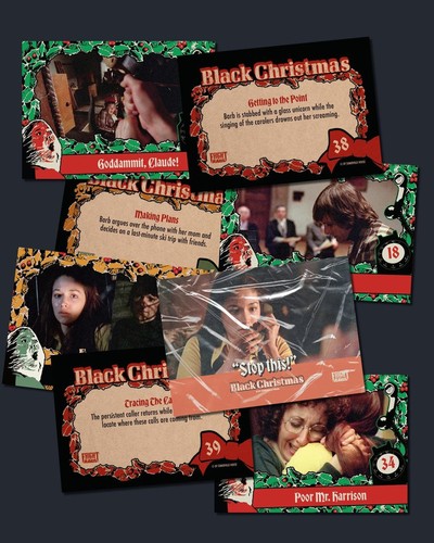 BLACK CHRISTMAS HORROR MOVIE TRADING CARDS 24 WAX PACKS SEALED BOX ...