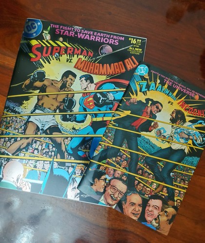 Planet Raakh Homage Variant Hard cover | Superman Vs Muhammad Ali Neal ...