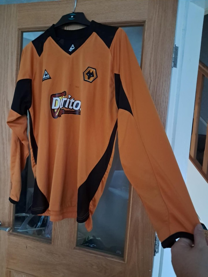 Vintage Wolves Football Shirt (Doritos) 2002/04 - Large | eBay UK