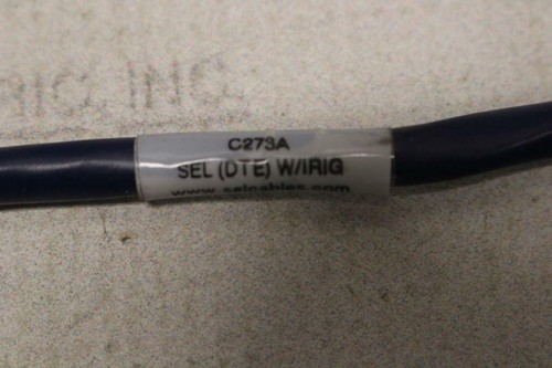 SCHWEITZER ENGINEERING C273A SEL (DTE) W/IRIG CABLE | eBay