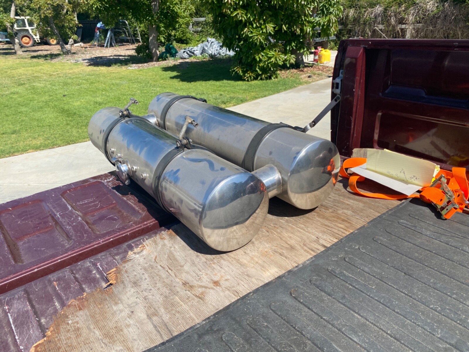 Race Boat Stainless Steel Stack Fuel Tanks Marine | eBay