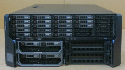 Dell PowerEdge VRTX Rack Chassis 11.7TB Storage + 2x M520 E5-2420 64GB ...