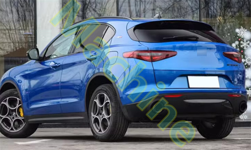 For Alfa Romeo Stelvio 2017-2023 Black Titanium Rear Exhaust Muffler ...