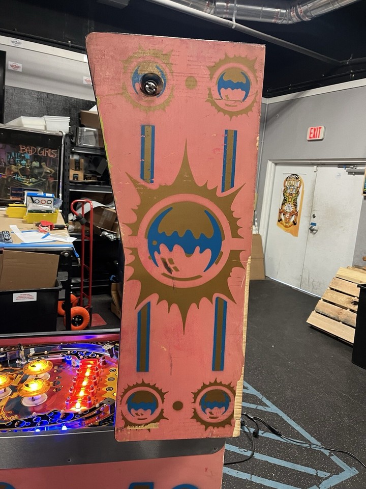 1983 BALLY GOLD BALL PINBALL MACHINE PROFESSIONAL TECHS FULL LEDS PLAYS ...