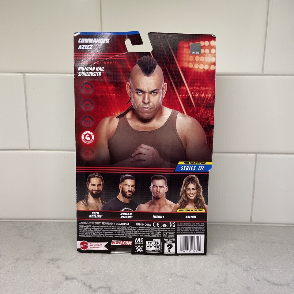 WWE Commander Azeez Mattel Series 137 Dabba Kato WRESTLING FIGURE NXT ...