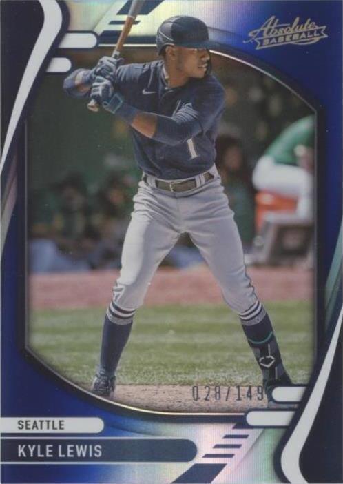 2022 Panini Absolute - Kyle Lewis #24 Spectrum Blue /149 for sale ...