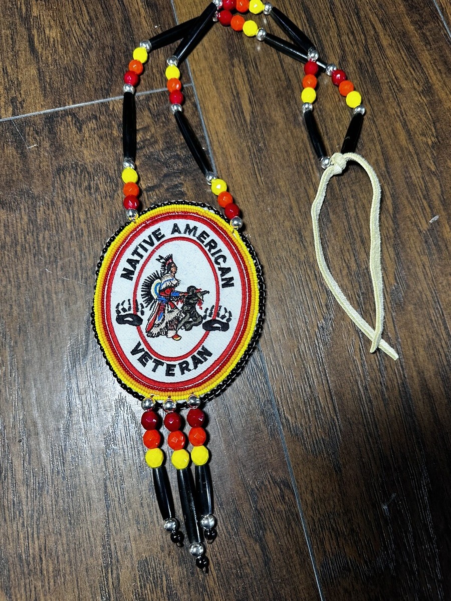 Native American Beaded Medallions Floral Beaded Medallion