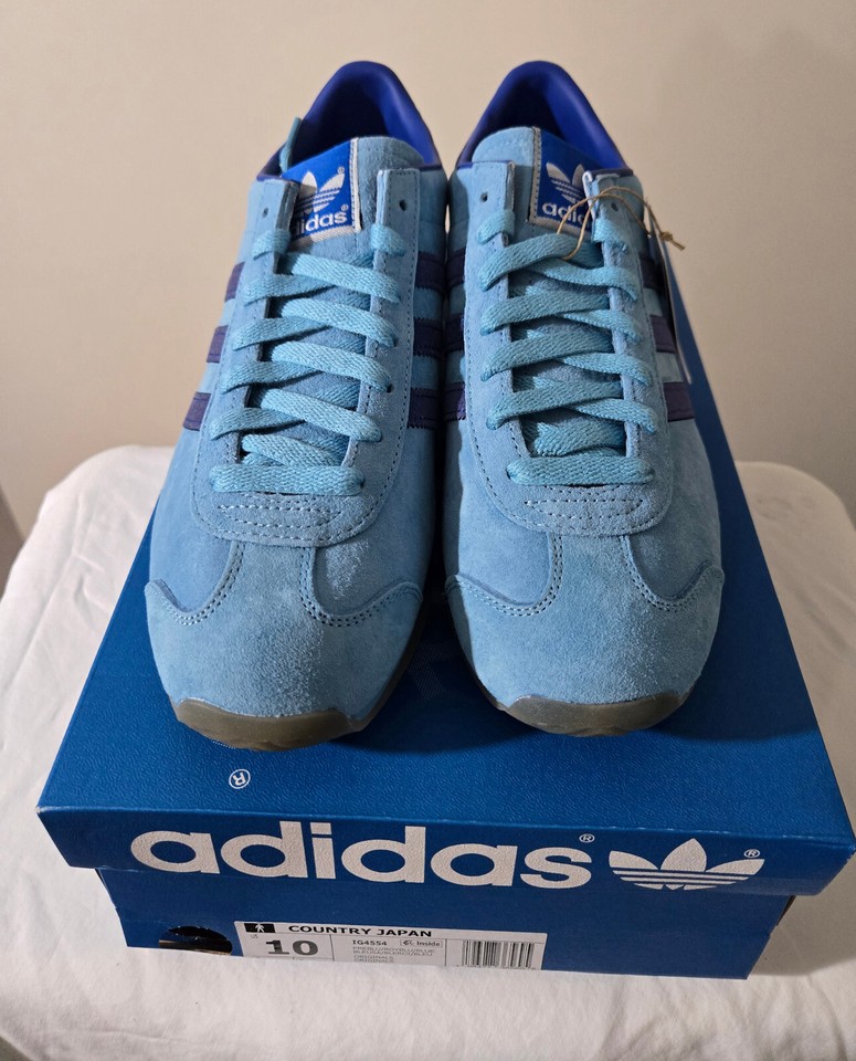 New Mens Adidas Originals Country Japan Premium Nubuck Shoes Sz. 10 ...