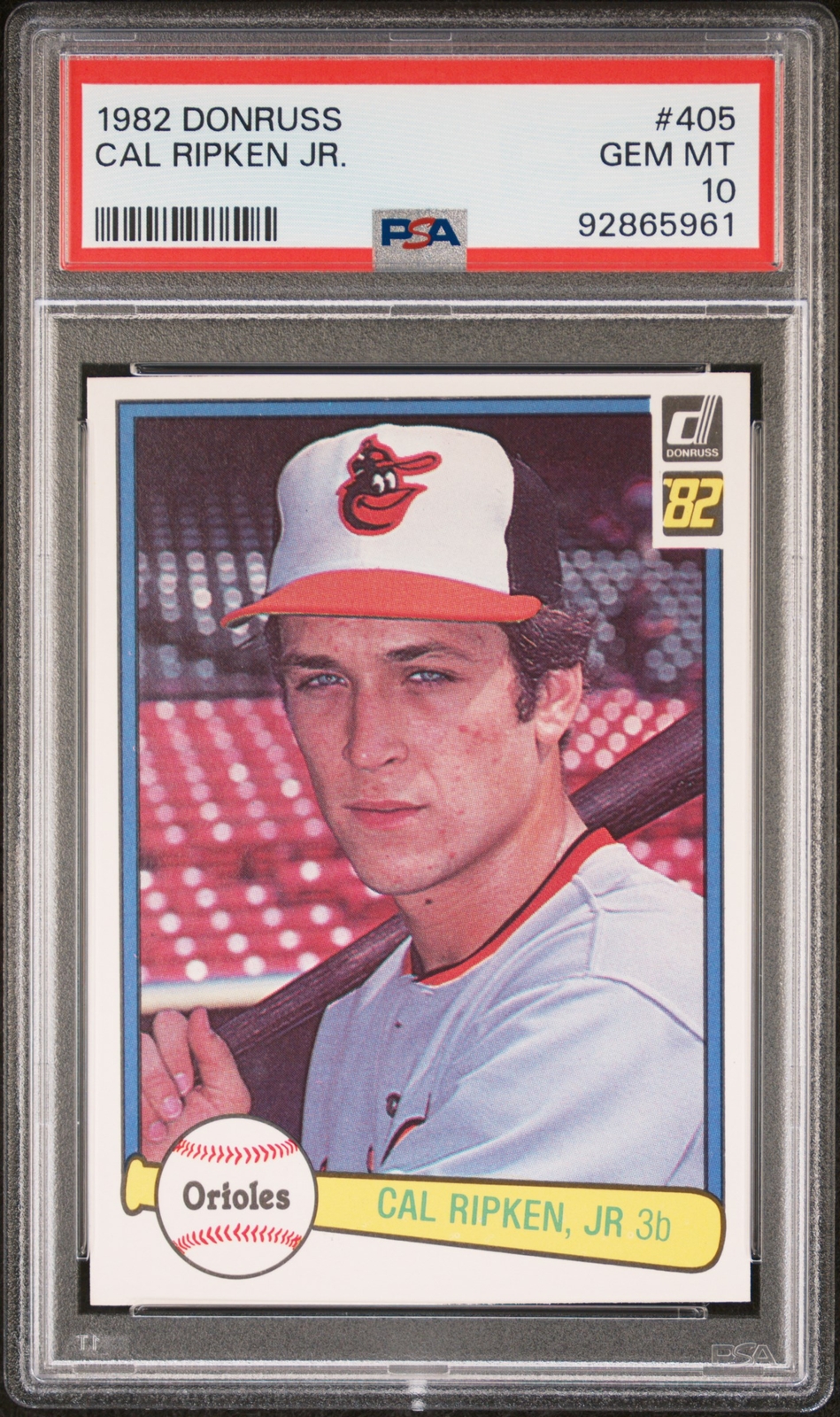 1982 DONRUSS #405 CAL RIPKEN JR. ROOKIE RC PSA 10 | eBay