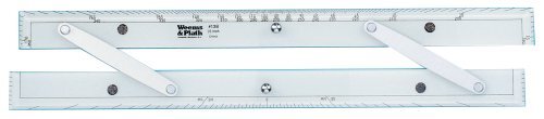 Weems & Plath Marine Navigation Parallel Ruler (Aluminum Arms, 18-Inch ...