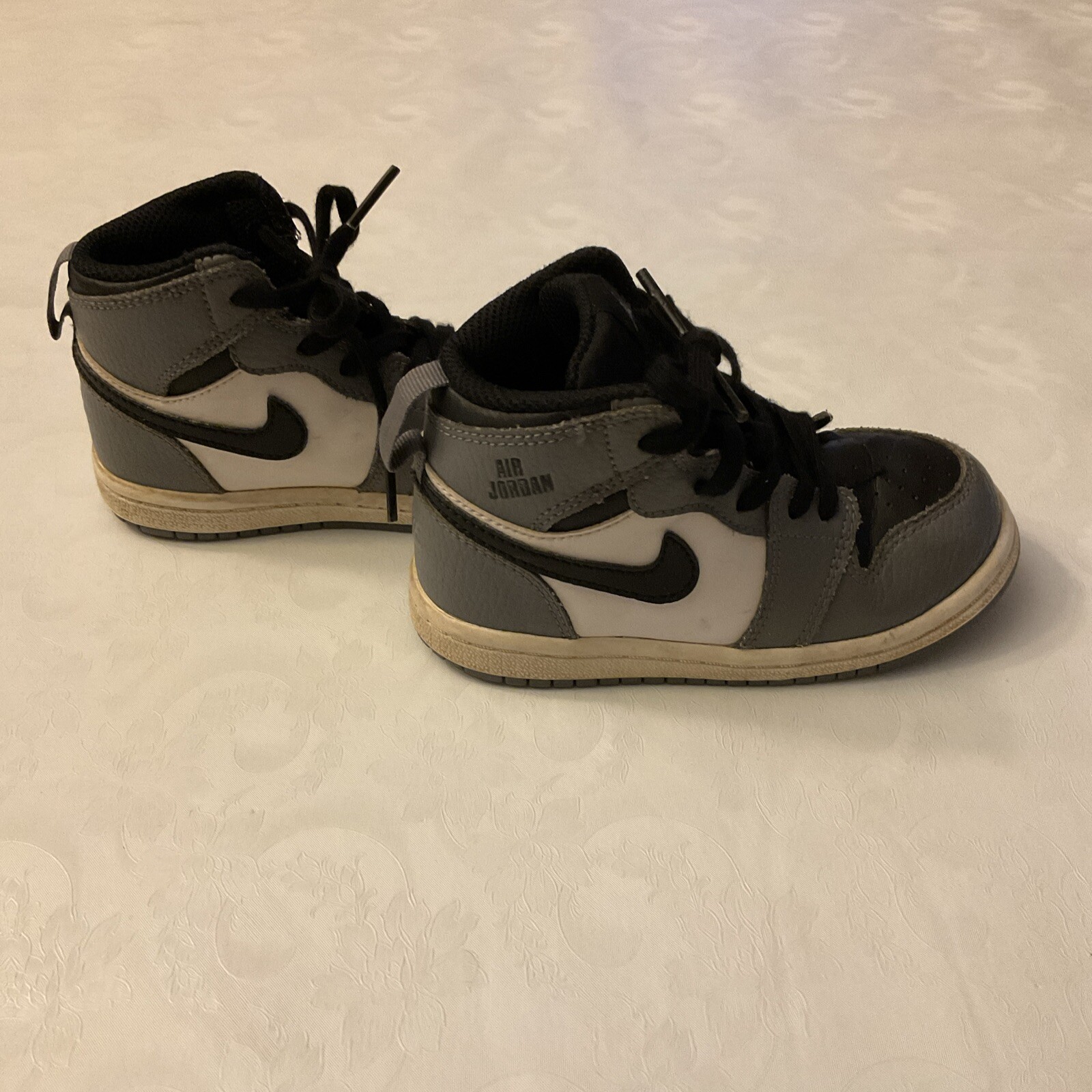 Air Jordan 1 Retro Nike 8c toddler shoes 2016 Gray, Black, White High ...
