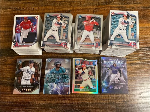 2025 Bowman Baseball Complete 480 Card Master set. BCP1-150 BP1-150 ...
