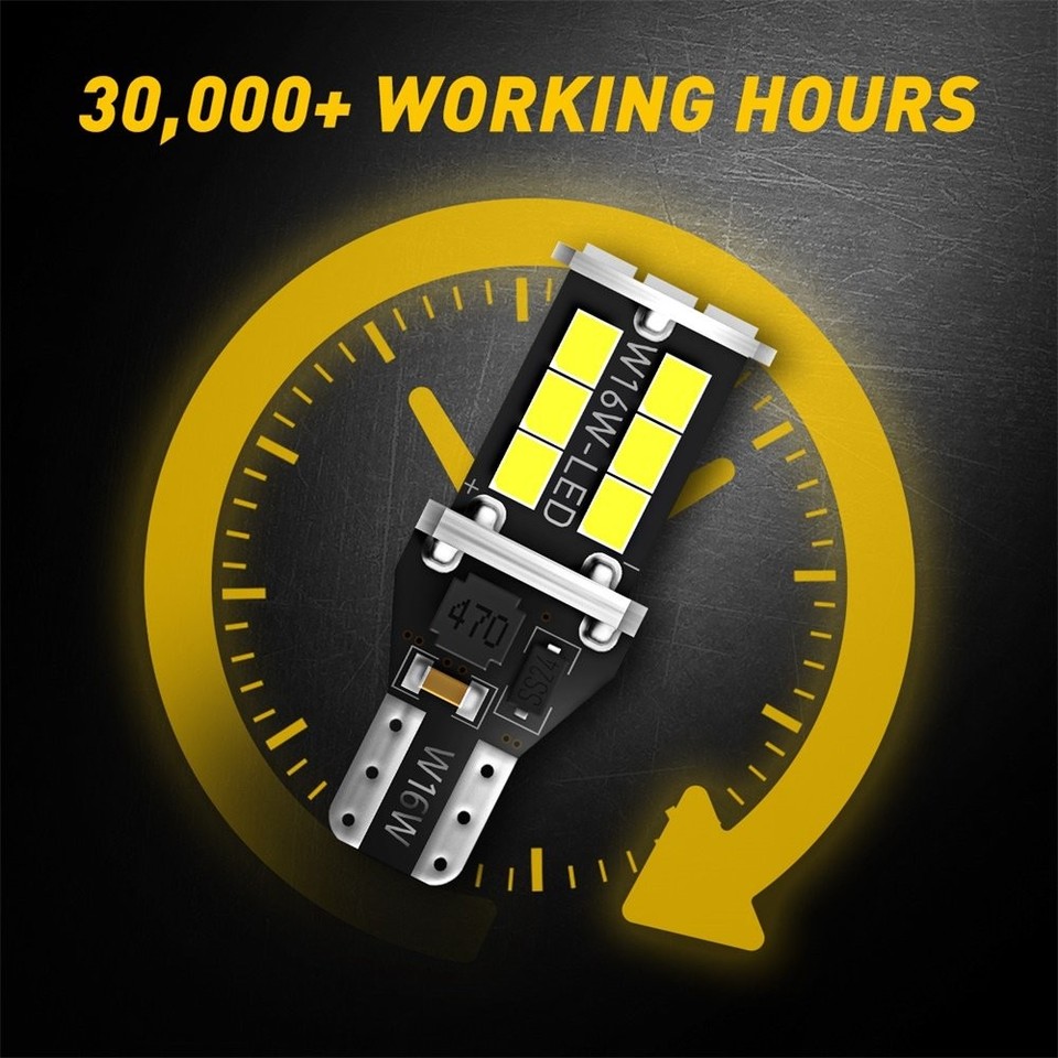 LED Bulb For Backup Car Light Reverse 912 T15 921 W16W Super Bright ...