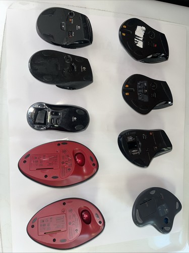 Lot 10 Logitech Wireless Mouse With Some Unifying USB Receivers | eBay