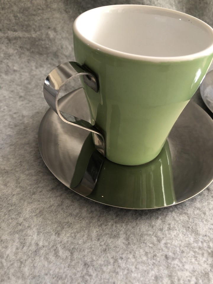 Wild Leaf Tea Co COPCO Circle Tempo Cup Saucer Set Green New | eBay