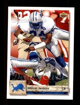1992 Upper Deck #444 Melvin Jenkins Lions Cincinnati 8 - NM/MT | eBay