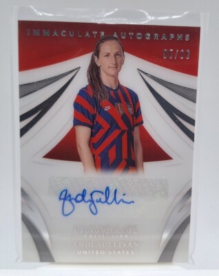 2021 Panini Immaculate Collection Soccer Autograph Andi Sullivan #95/99 ...