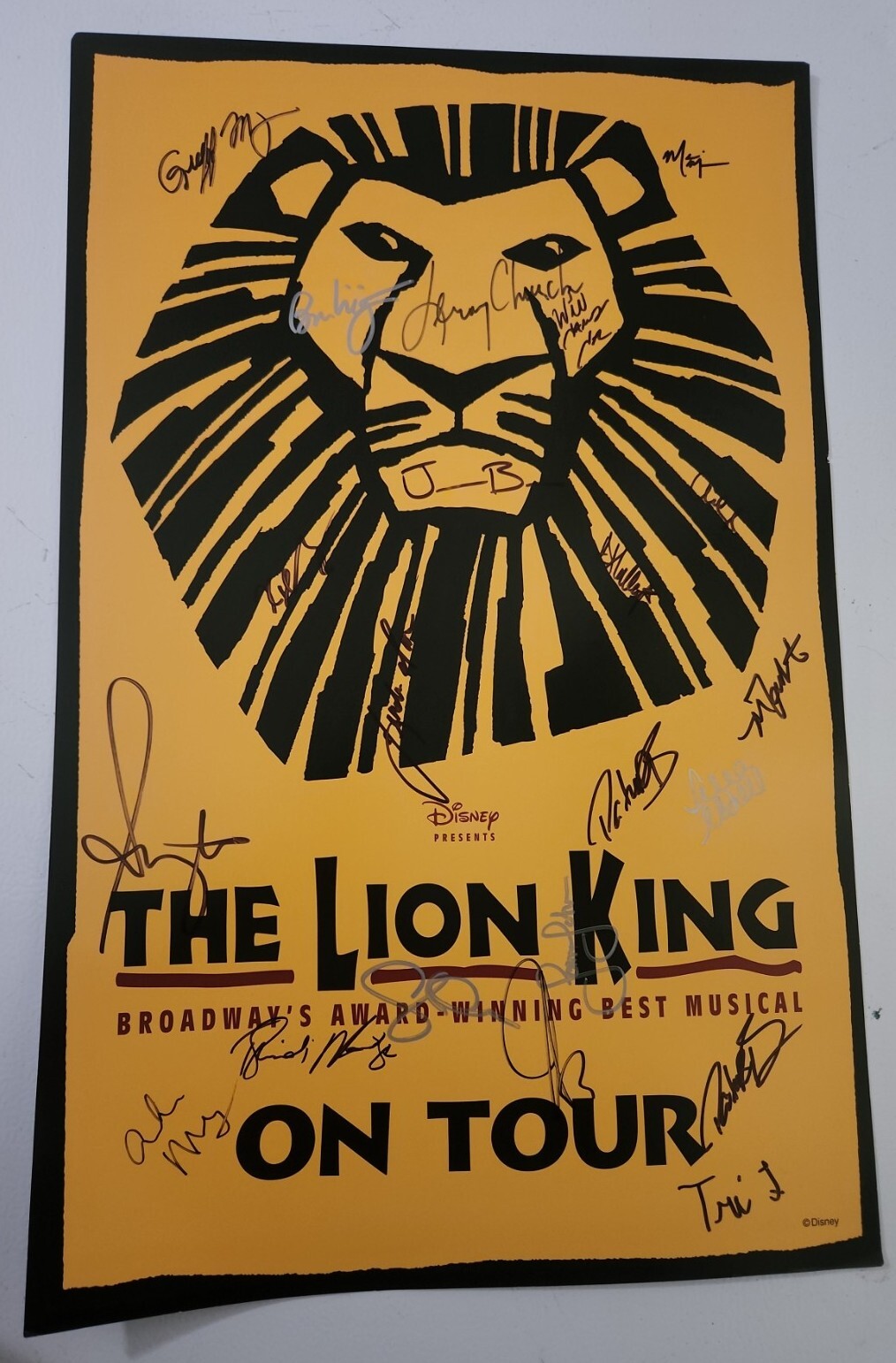 Lion King Broadway Poster