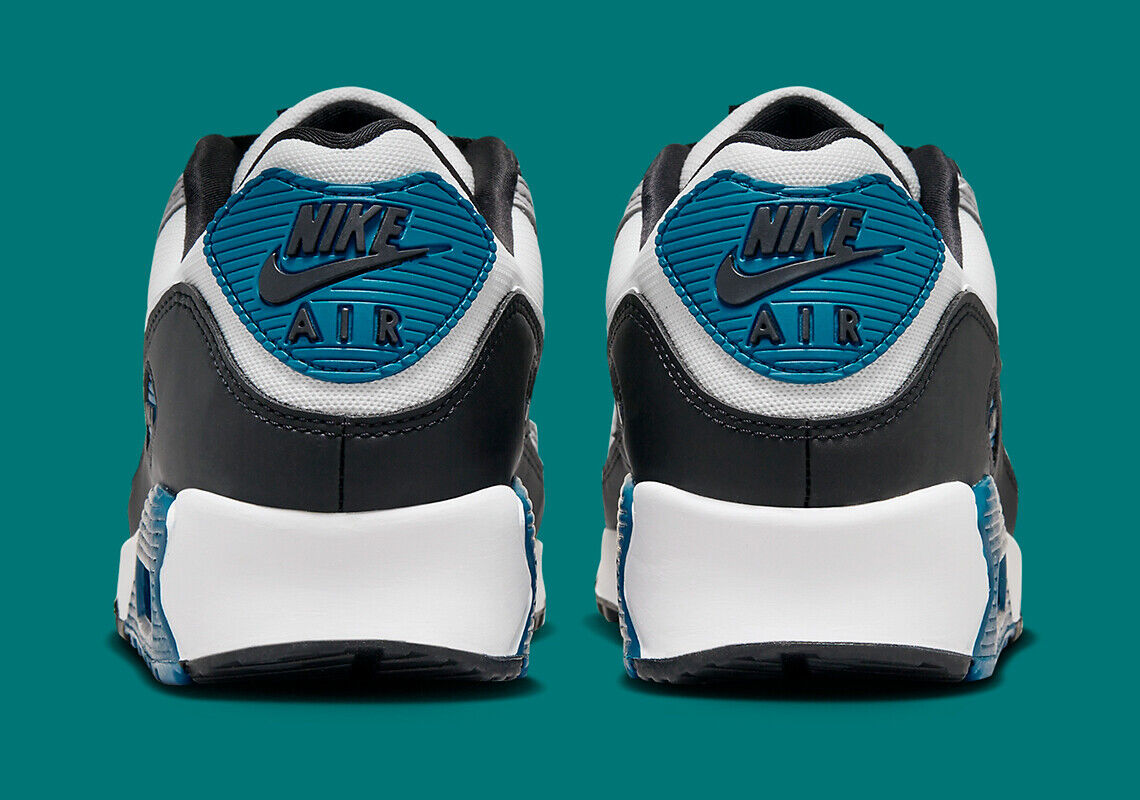 Nike Air Max 90 Industrial Blue Smoke Grey Black White Nike Air Max 90 Industrial Blue Smoke Grey Black White