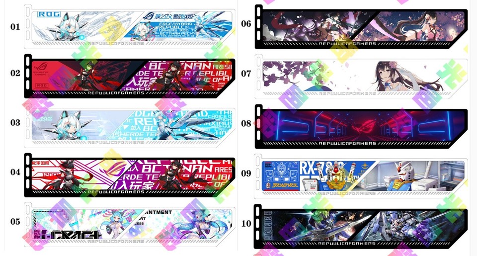 Custom Picture Horizontal GPU Bracket ARGB GPU Side Panel Graphics Card ...